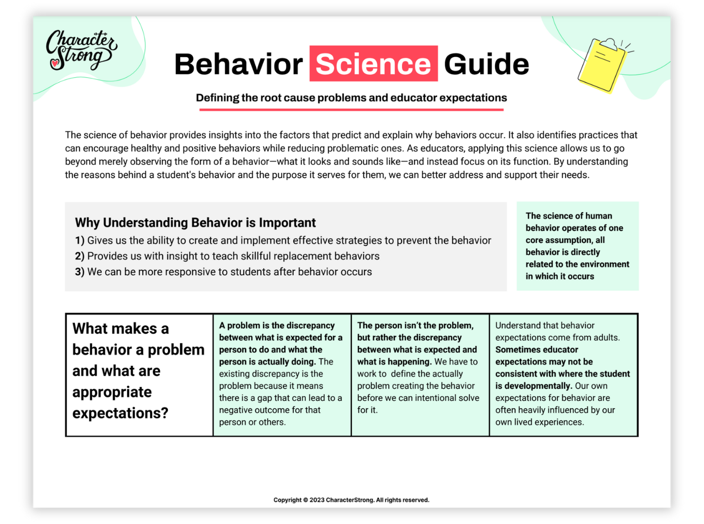 Behavior Science Guide