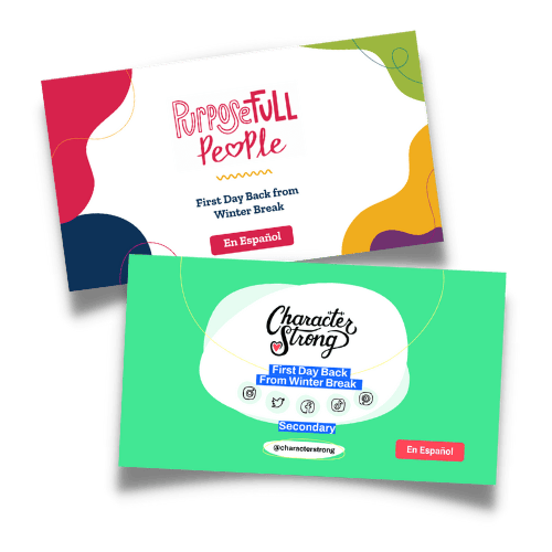 First Day Back From Winter Break Activities