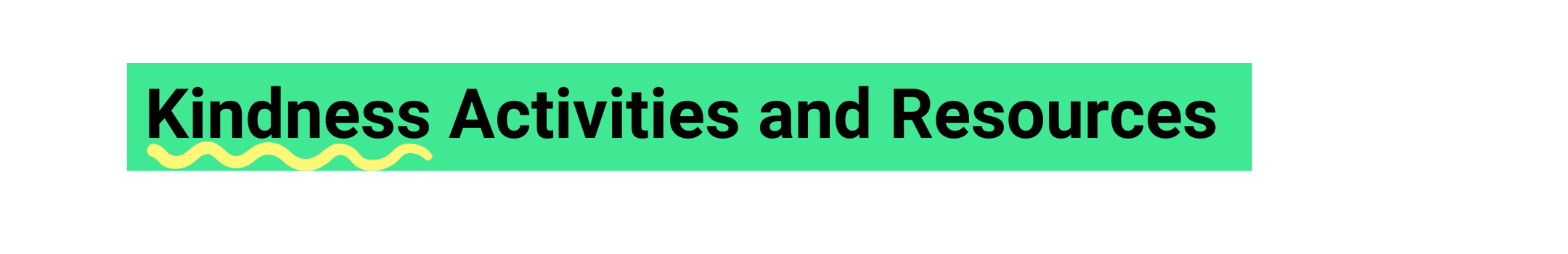 Kindness Day Resources & Activities