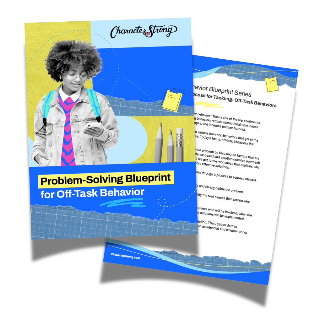 Problem Solving Blueprint for Off-Task Behaviors - Opt In